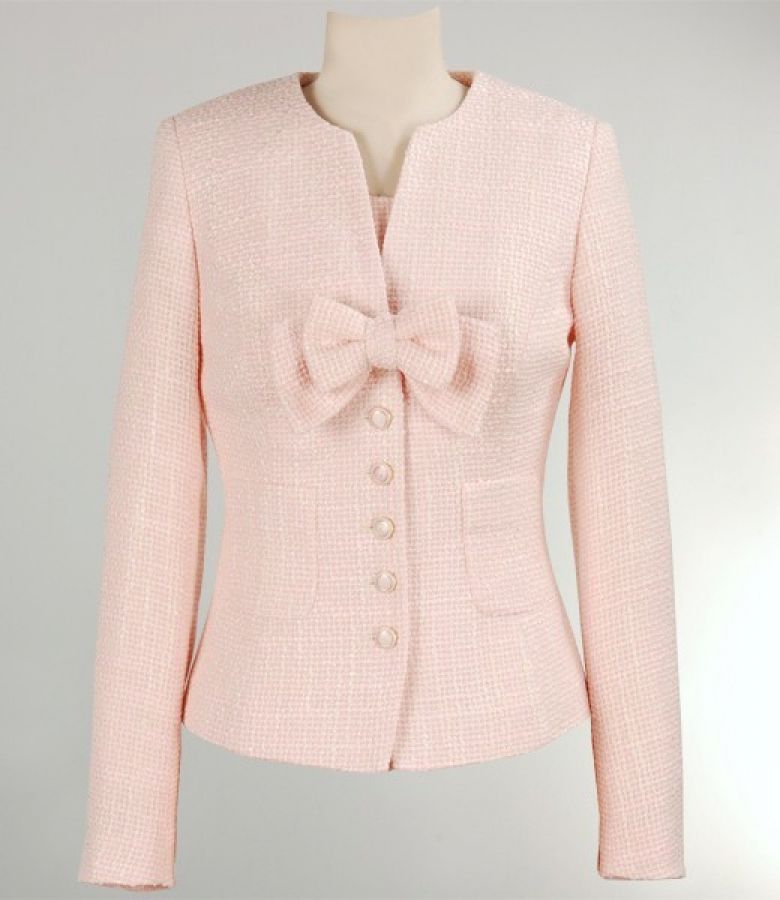 Sacou din bucle roz pink - YOKKO